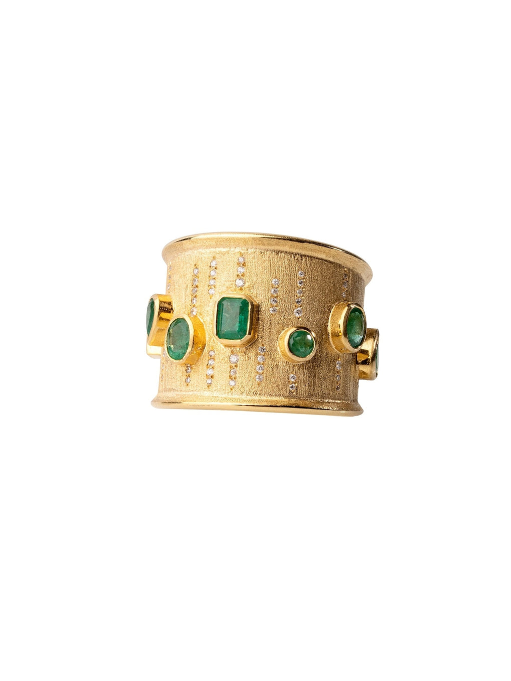 EMERALD DIAMOND RAIN RING – HERTROVE
