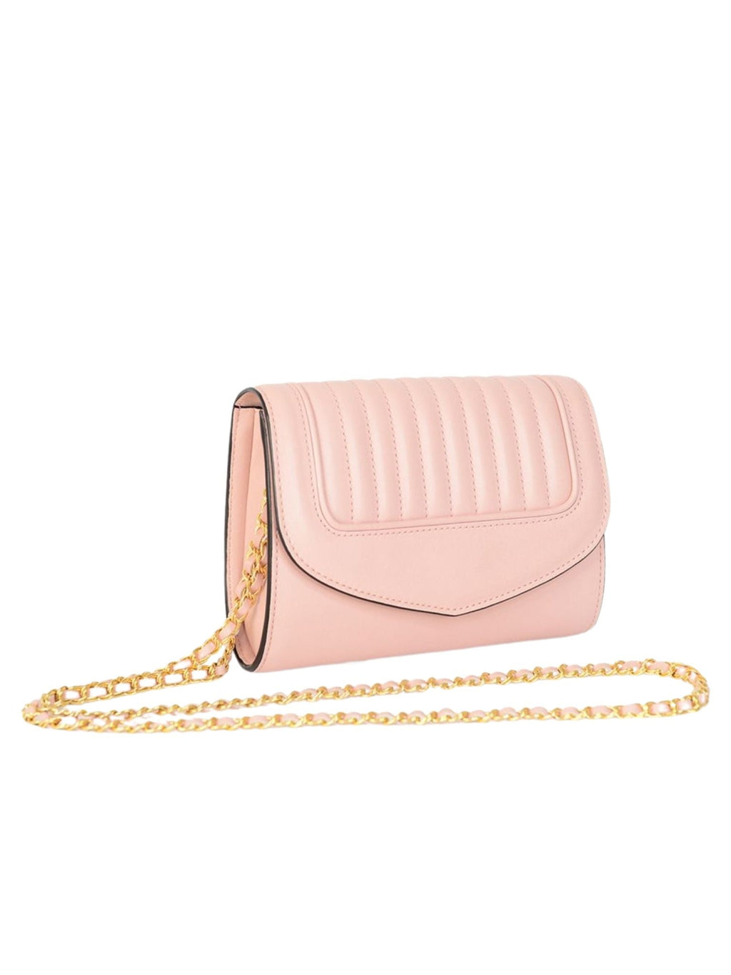 Pink Jeanne Small Hand quilted leather Clutch Bag – HERTROVE