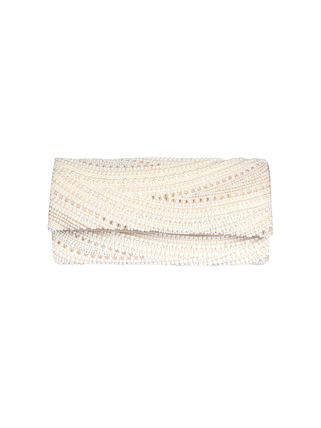 Gold Maureen Hand Embroidered Clutch – HERTROVE