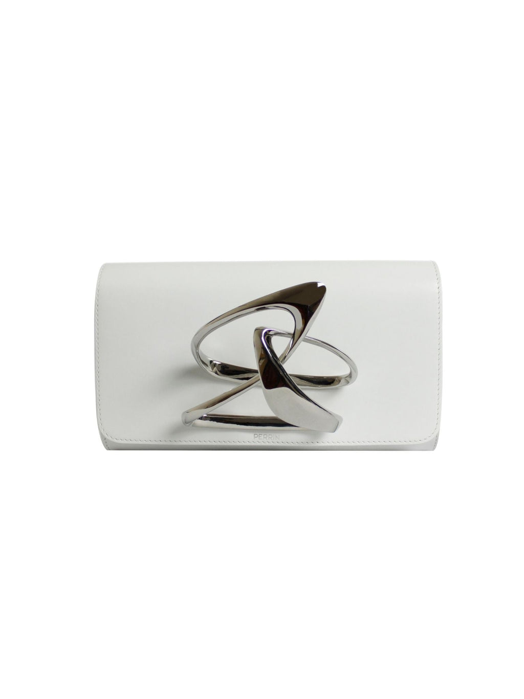 White Zaha Hadid Loop Clutch – HERTROVE