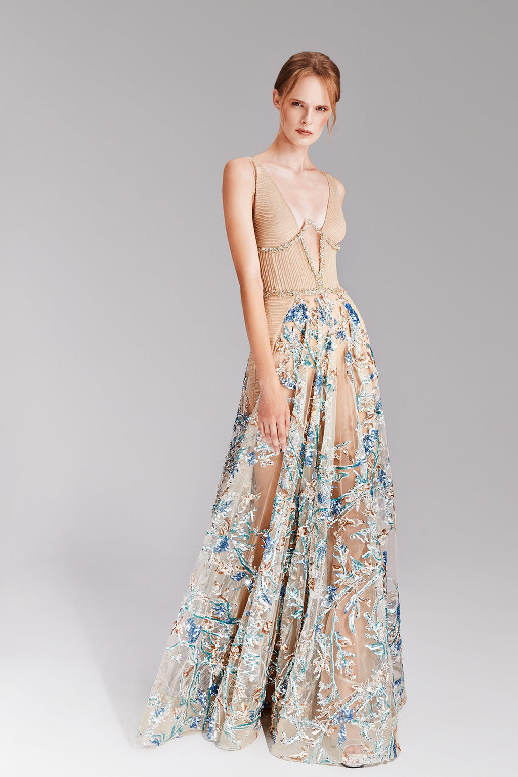 Sleeveless embroidered dress – HERTROVE